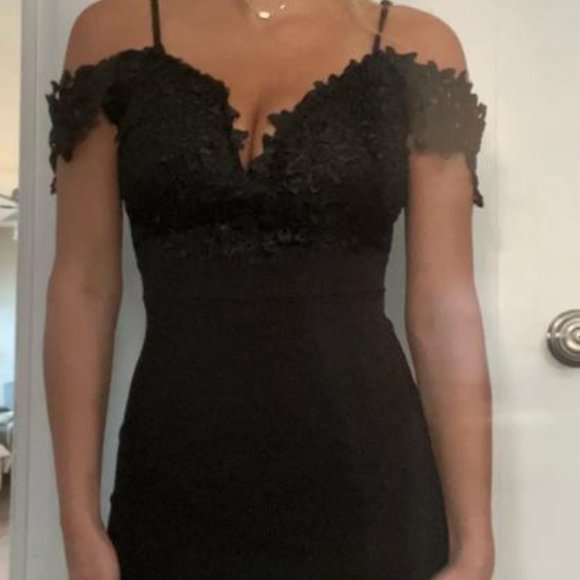 Emprada | Dresses | Black Lace Cocktail Dress | Poshmark